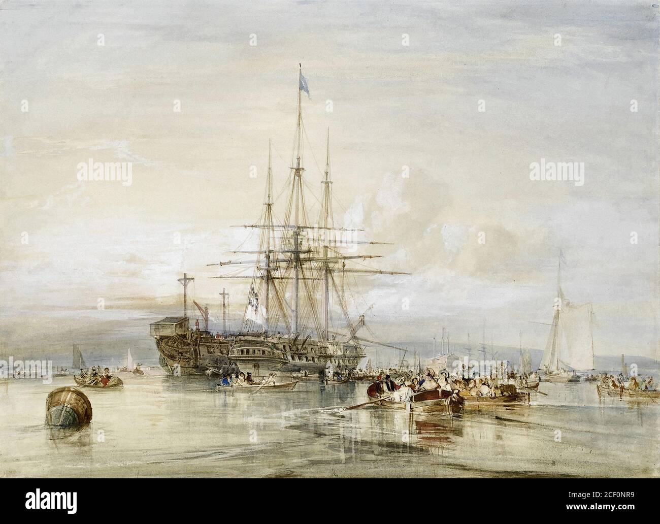 Chambers I George - Paying off the Maidstone Frigate Portsmounth ...