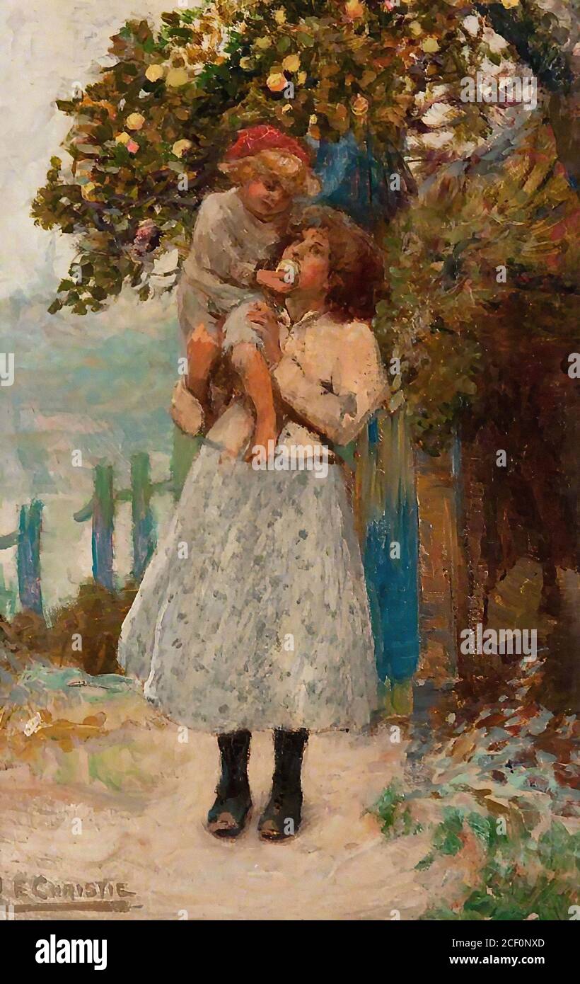 Christie James Elder - the Apple - British School - 19th Century Stock ...