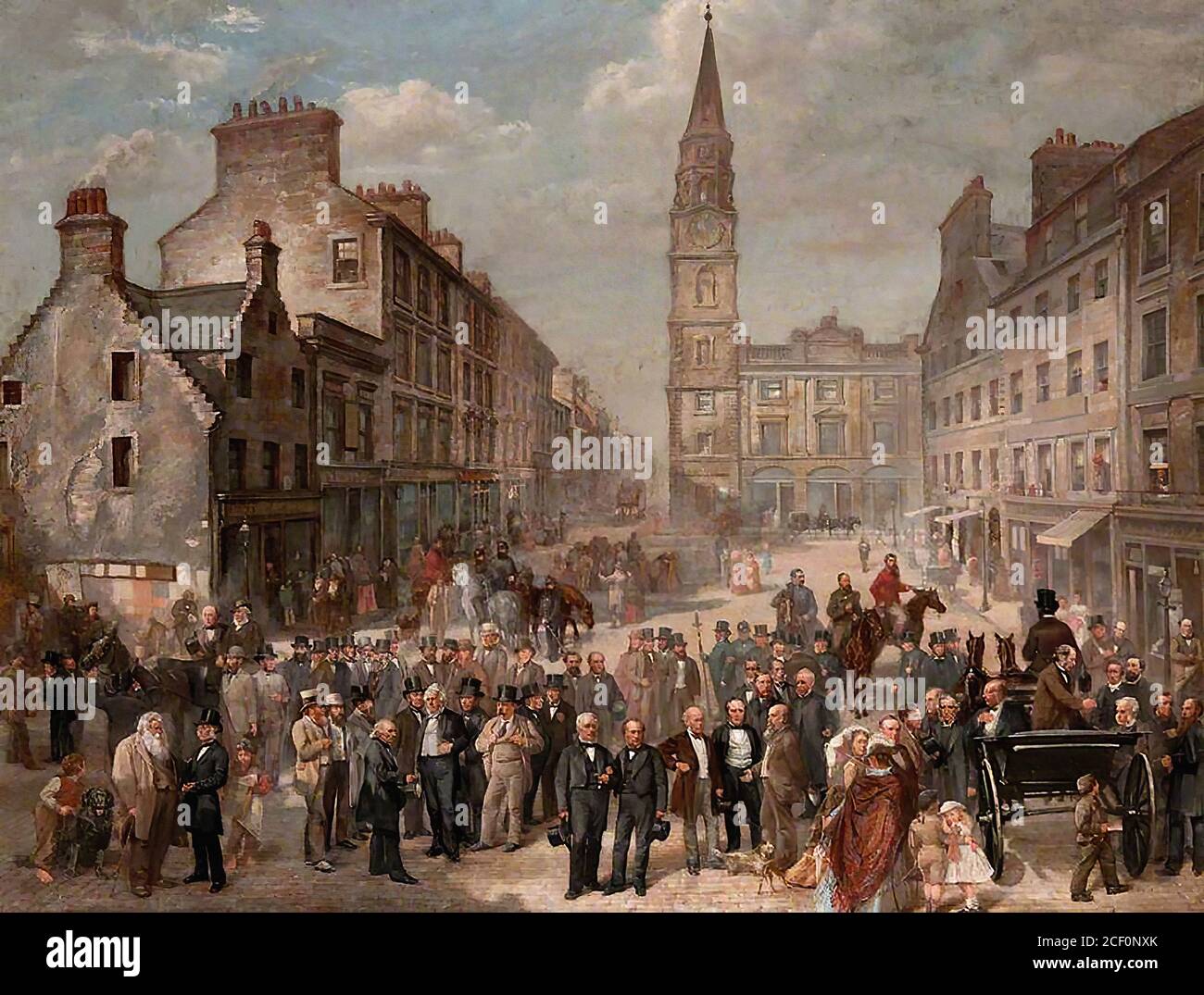 Christie James Elder - Paisley Cross - British School - 19th Century ...