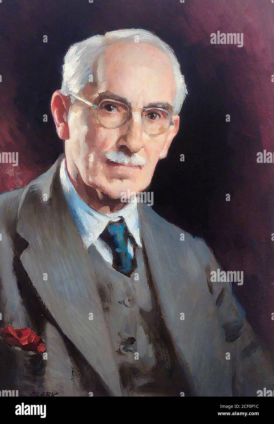 Clark James - Self Portrait - British School - 19th Century Stock Photo ...