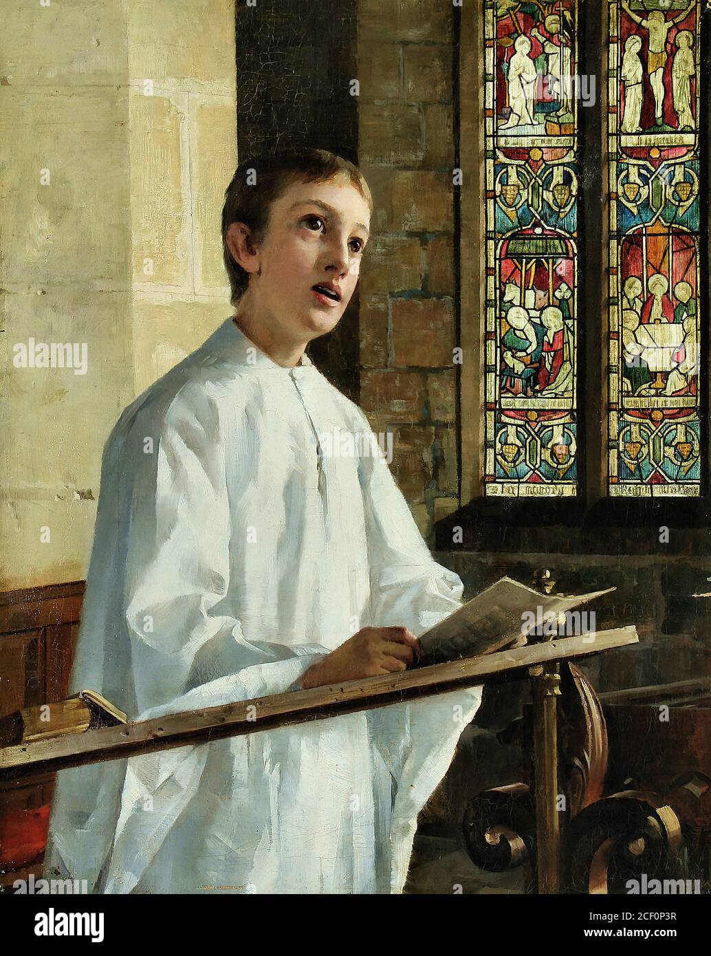 Choir boy art hi-res stock photography and images - Alamy