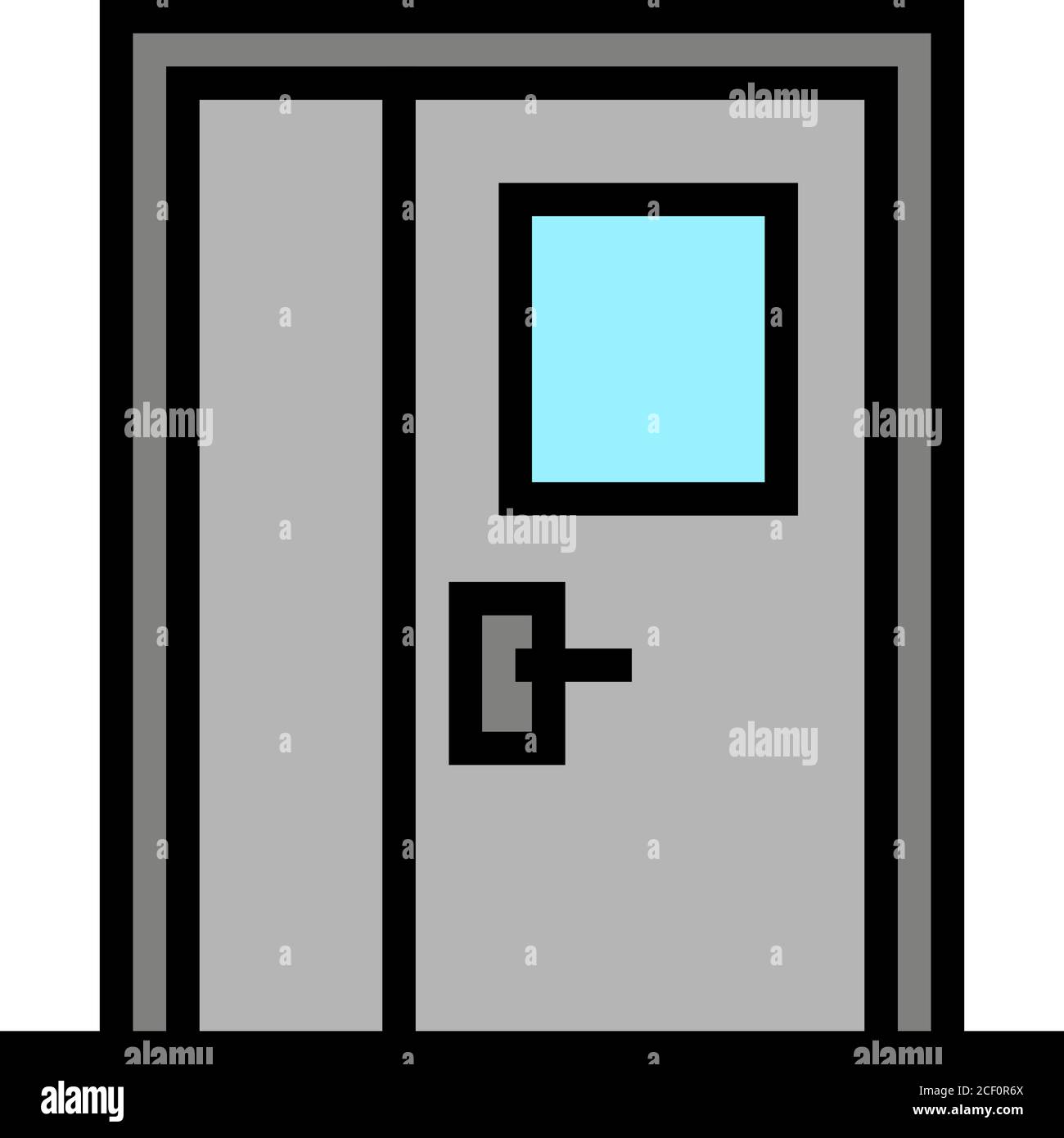 metallic door color icon vector illustration Stock Vector Image & Art ...