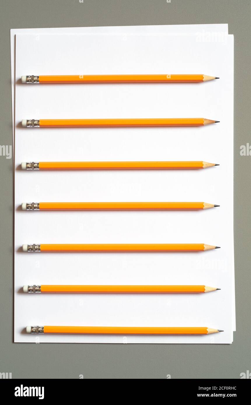Seven pencils hi-res stock photography and images - Alamy