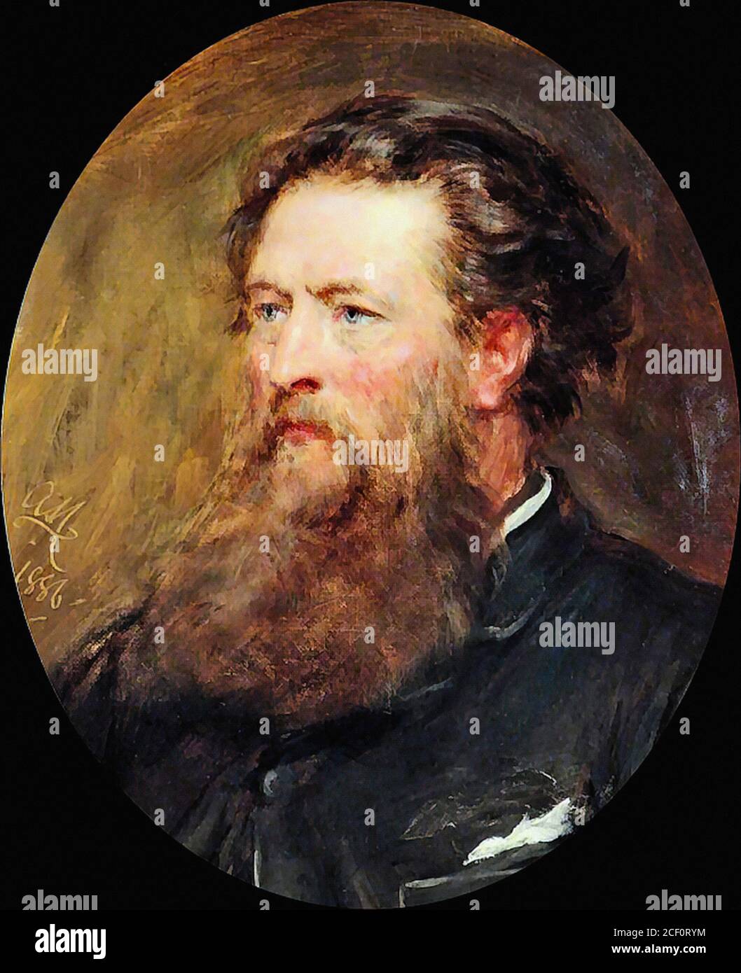 Cope Arthur Stockdale - Portrait of George Vicat Cole - British School ...