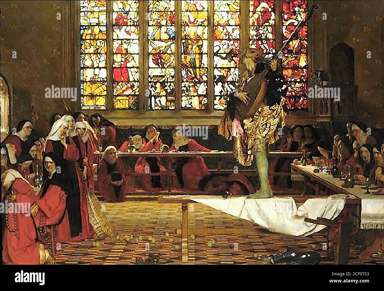 Cowper Frank Cadogan - How the Devil Disguised as a Vagrant Troubadour ...