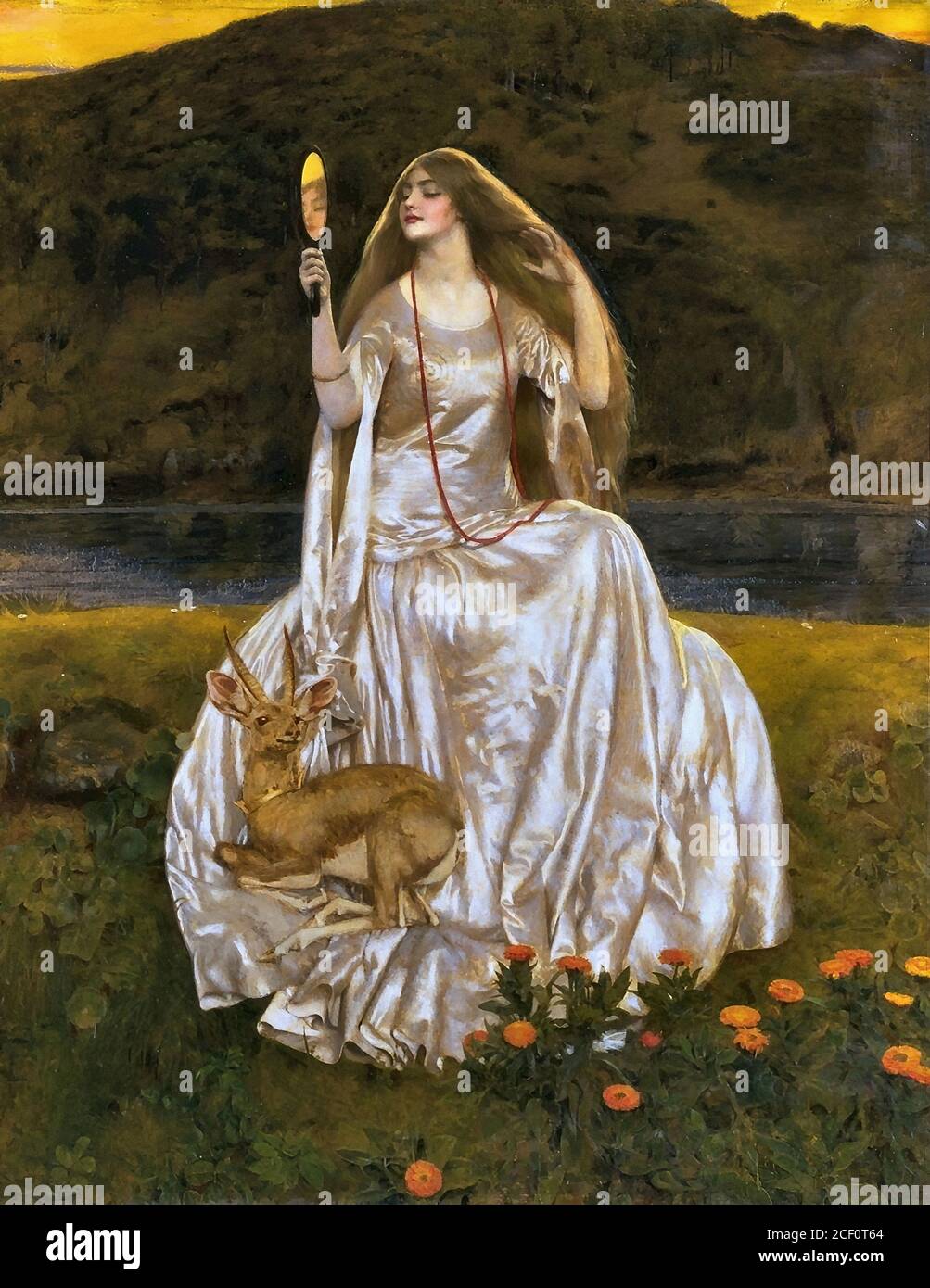 Cowper Frank Cadogan - the Damsel of the Lake Called Nimüe the ...
