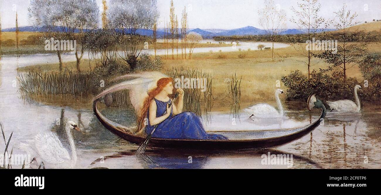 Crane Walter - My Soul Is an Enchanted Boat - British School - 19th ...