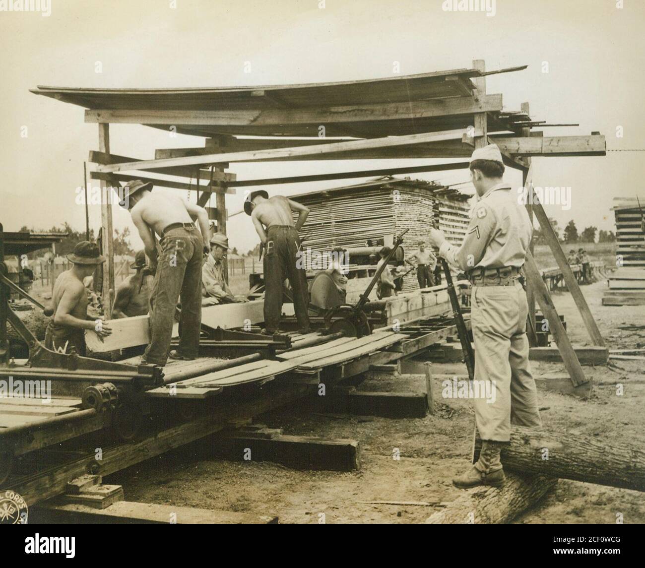 American army camp ww2 hi-res stock photography and images - Alamy