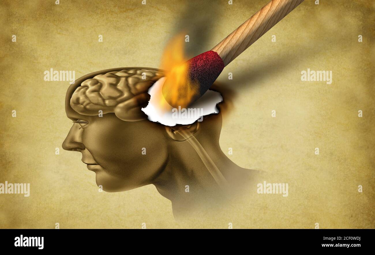 Depression brain hi-res stock photography and images - Alamy