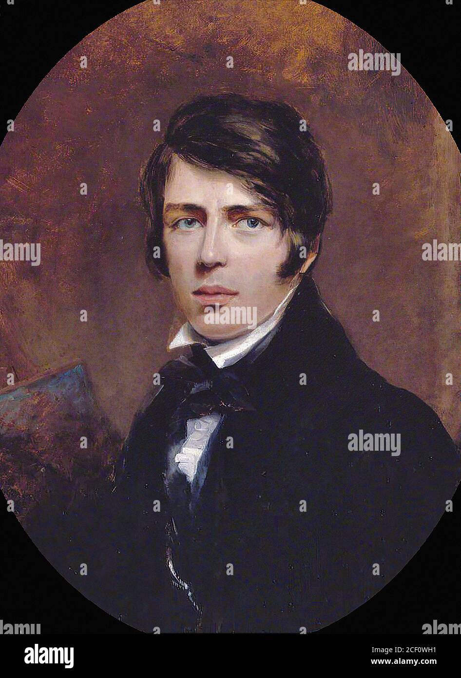 Creswick Thomas - Self Portrait - British School - 19th Century Stock ...