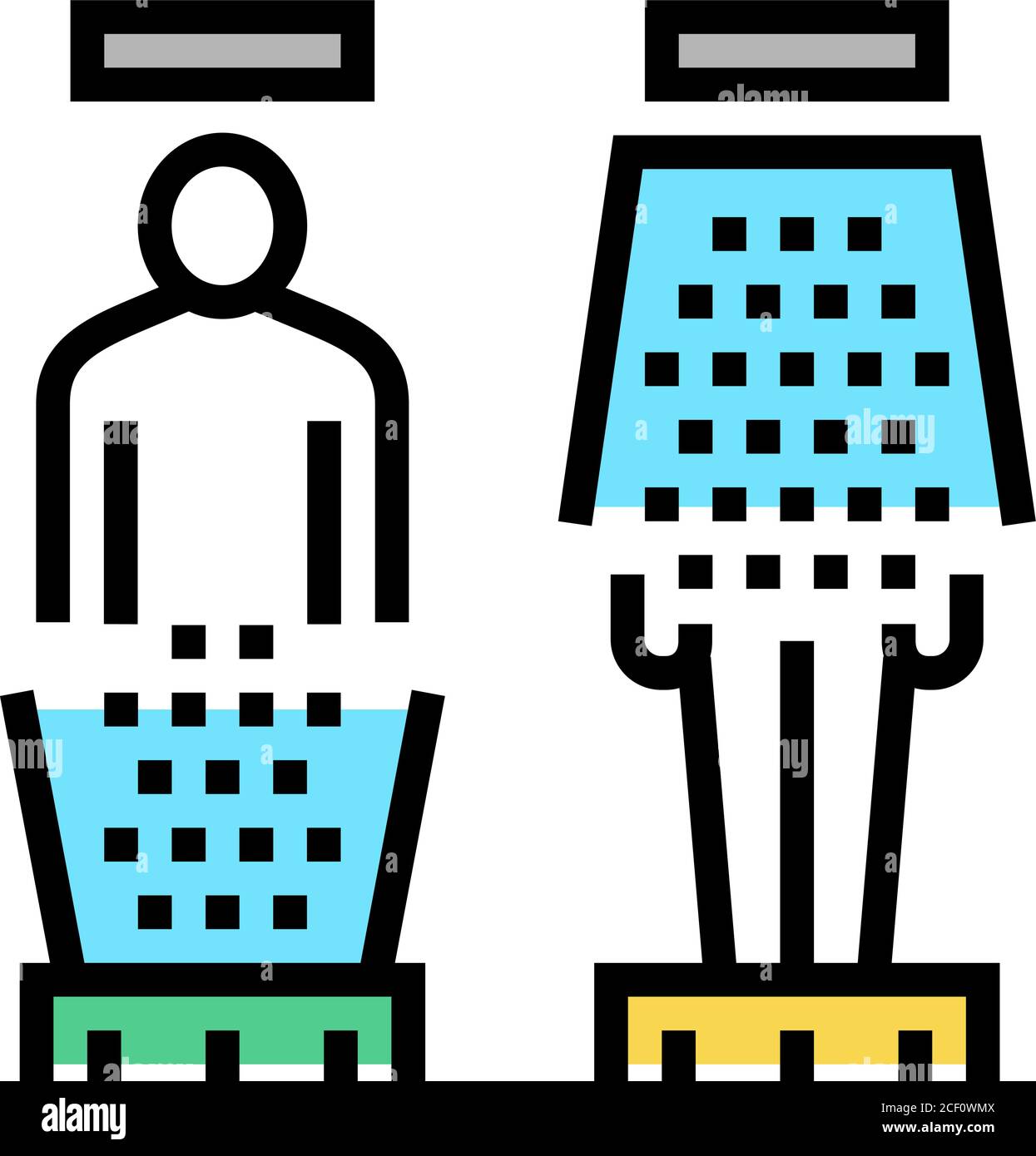 teleport equipment color icon vector illustration Stock Vector Image ...