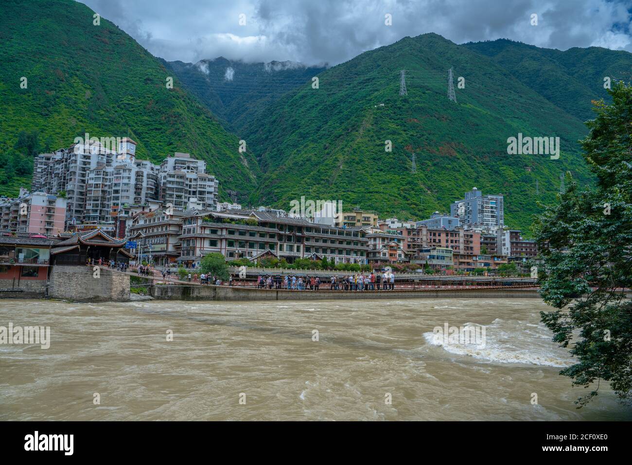 Luding bridge, a historical landmark in Sichuan, China Stock Photo - Alamy