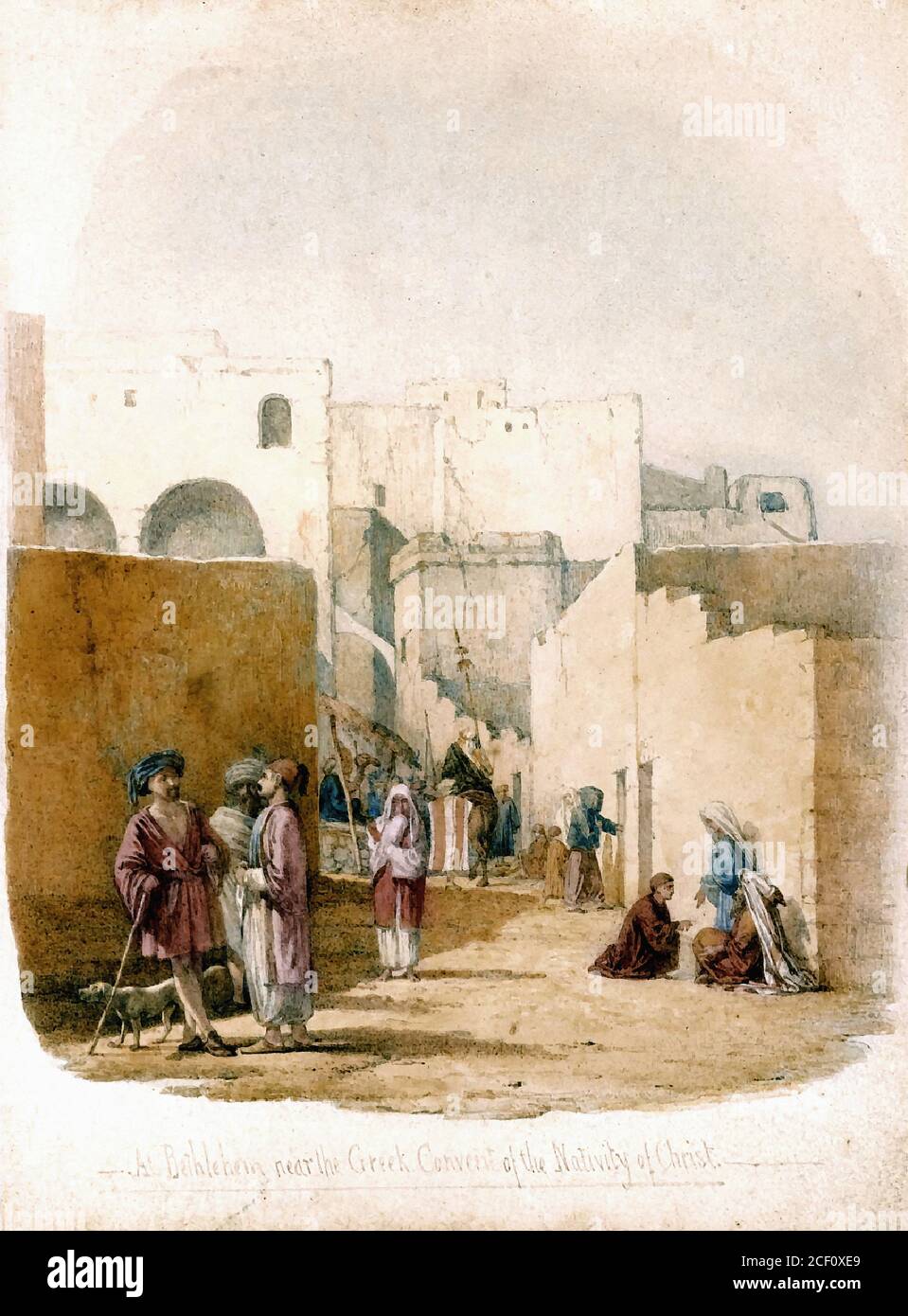 Victorian nativity painting hi-res stock photography and images - Alamy