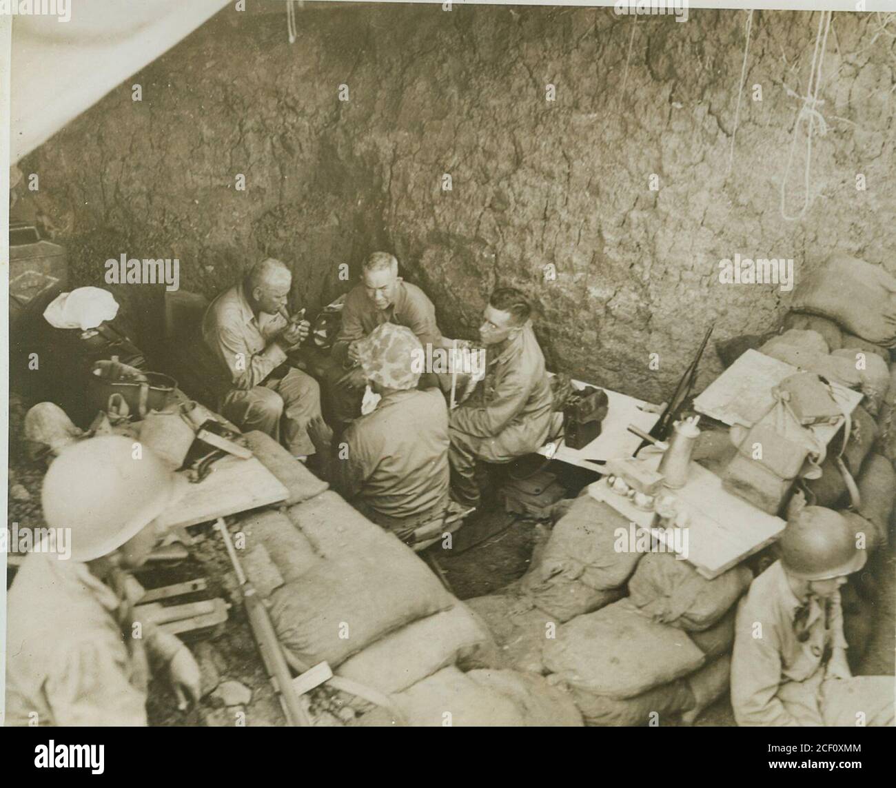 Underground Guam Command Post Stock Photo - Alamy