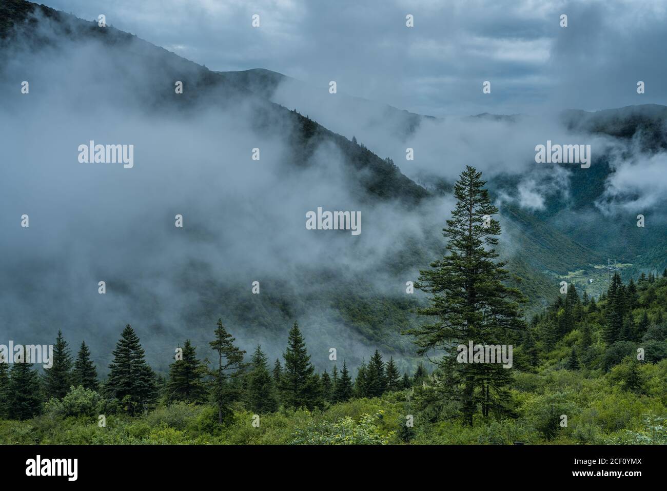 Clouds in himalayan mountains time hi-res stock photography and images ...