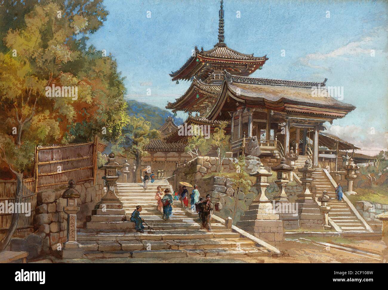 Dillon Frank - the Saimon (West Gate) of the Kiyumizu-Dera Temple Kyoto ...