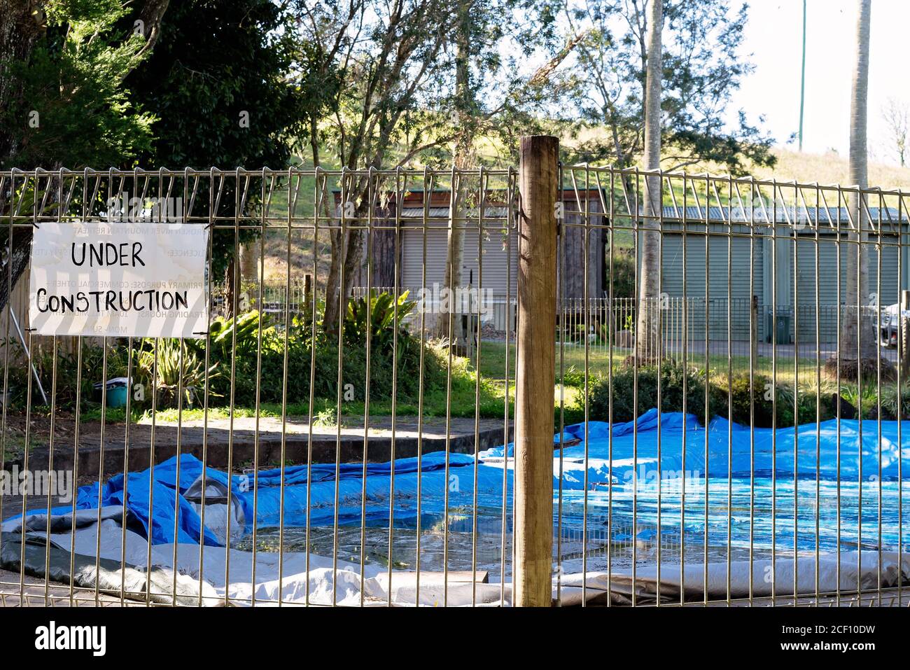Tourist resort swimming pool closed for winter with improvements under ...