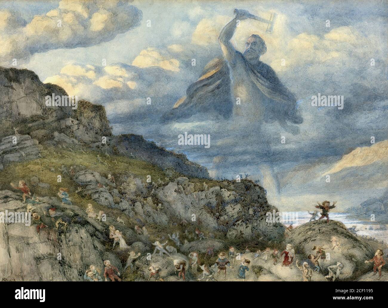 doyle, richard - The God Thor Drives the Dwarfs out of Scandinavia by ...