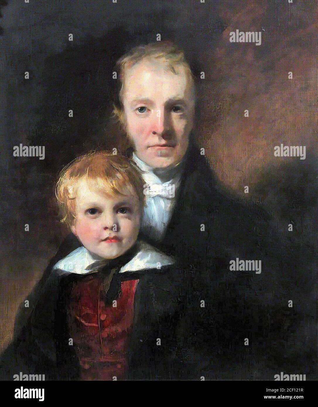 Dyce William - John Small and His Son - British School - 19th Century ...