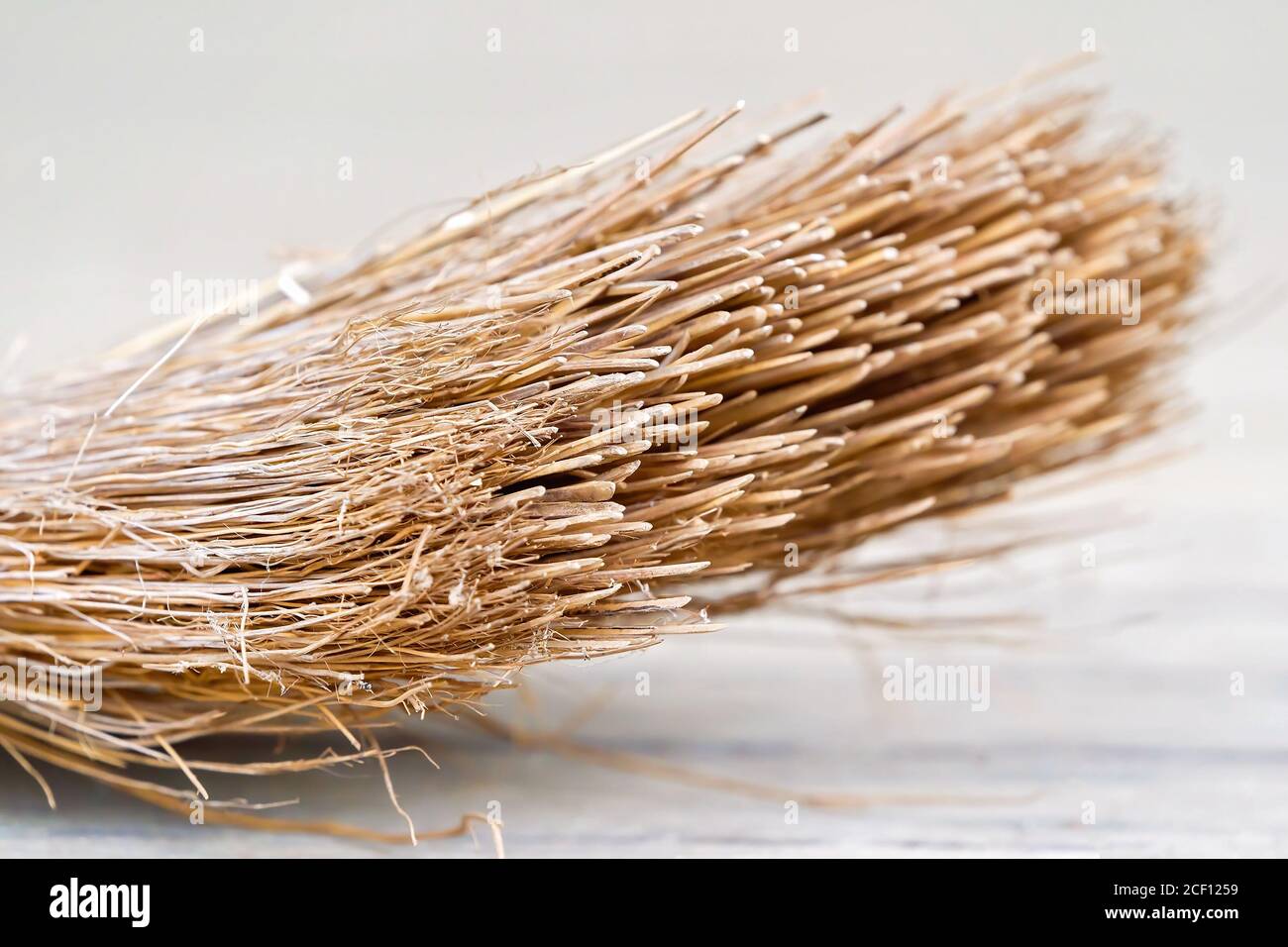 Straw broom head hi-res stock photography and images - Alamy