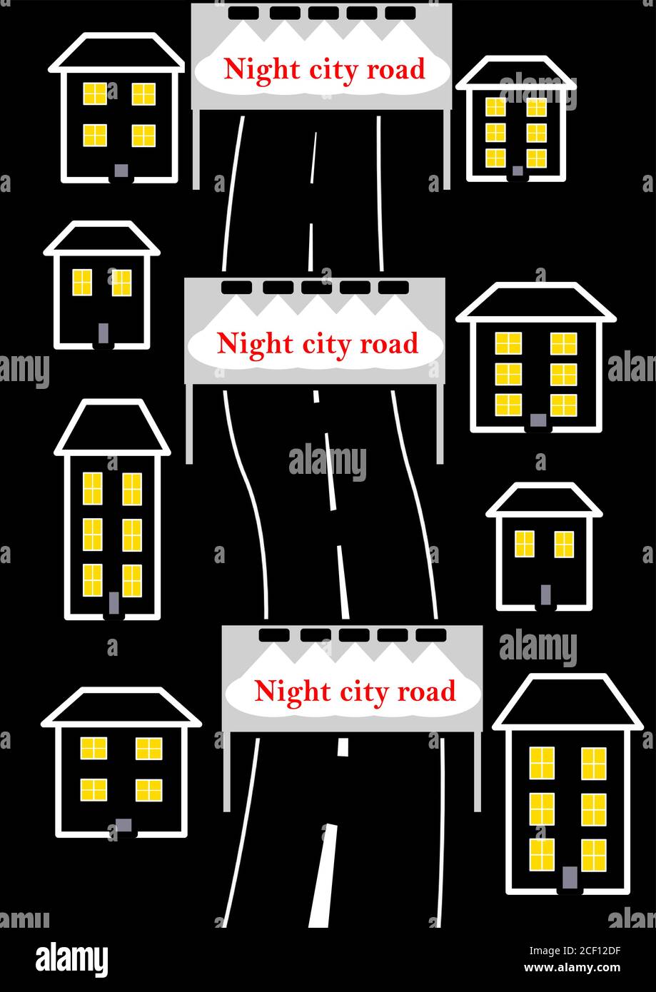 Modern city beyond Stock Vector Images - Alamy