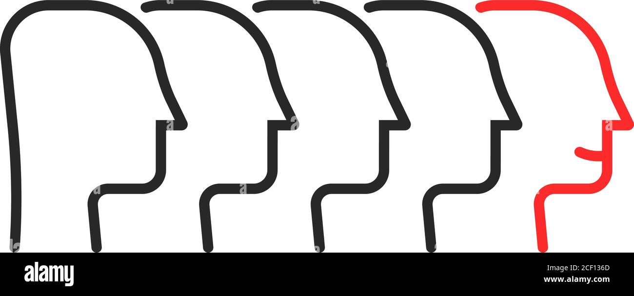 People opportunity icon outline Stock Vector Images - Alamy