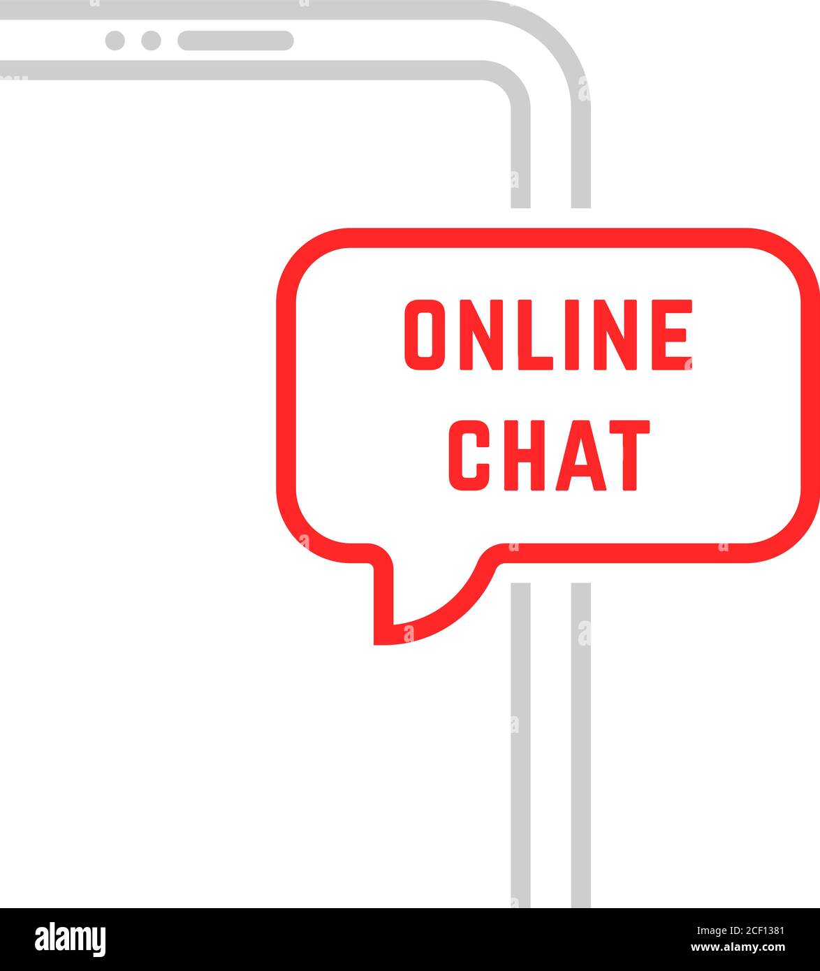 Web conversation chat line Stock Vector Images - Alamy
