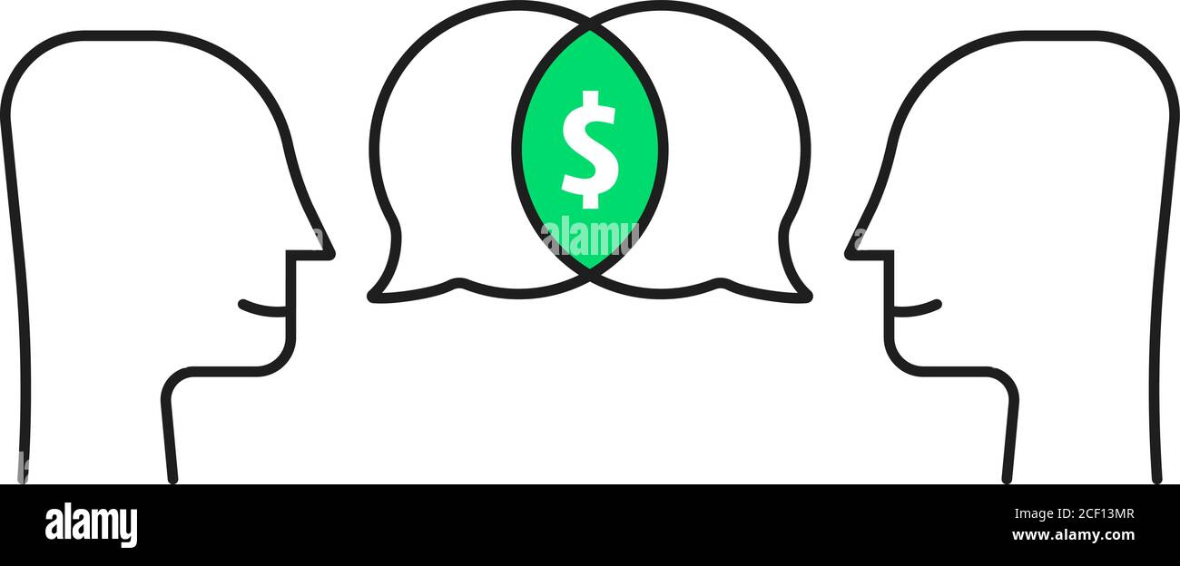 Deal making icon vector hi-res stock photography and images - Alamy