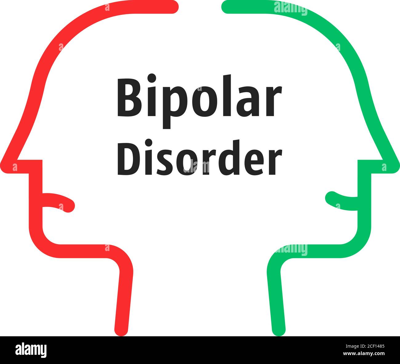 bipolar disorder like linear faces Stock Vector Image & Art - Alamy
