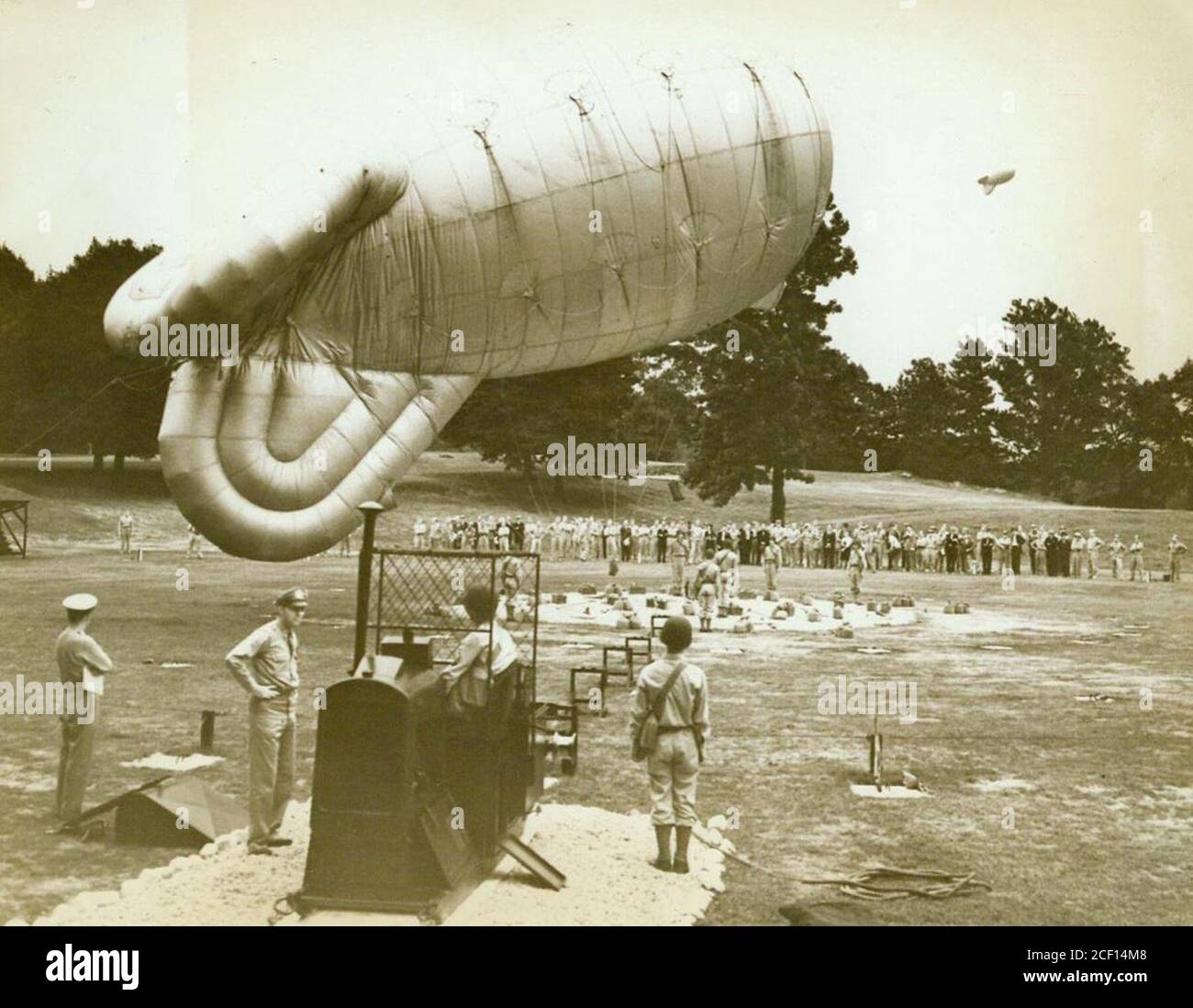 Barrage Balloons In World War Ii High Resolution Stock Photography and ...