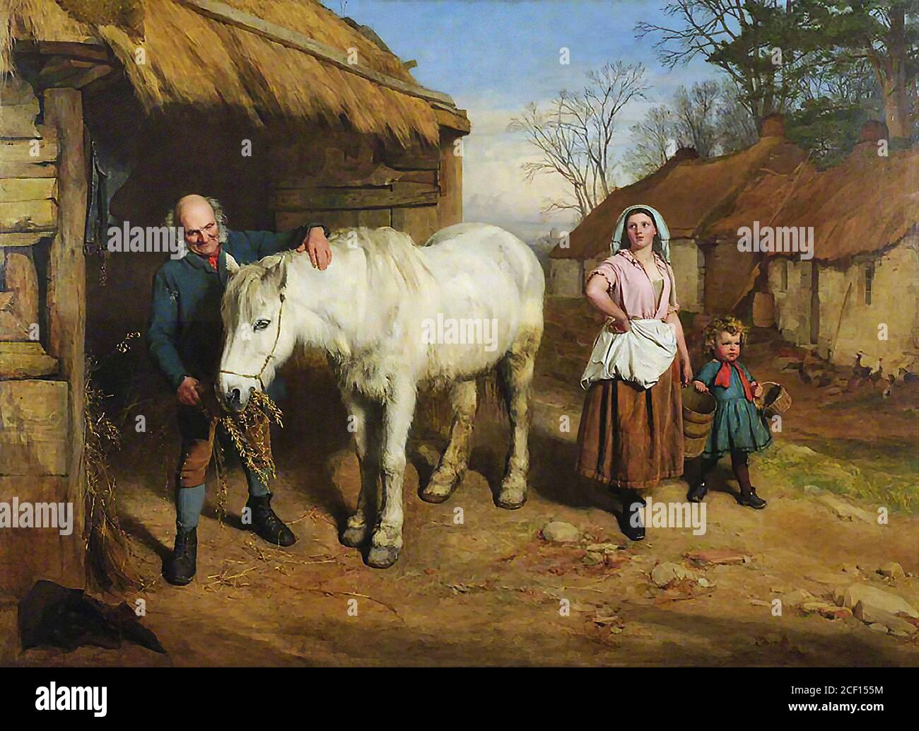 Faed John - Auld Mare Maggie - British School - 19th Century Stock ...