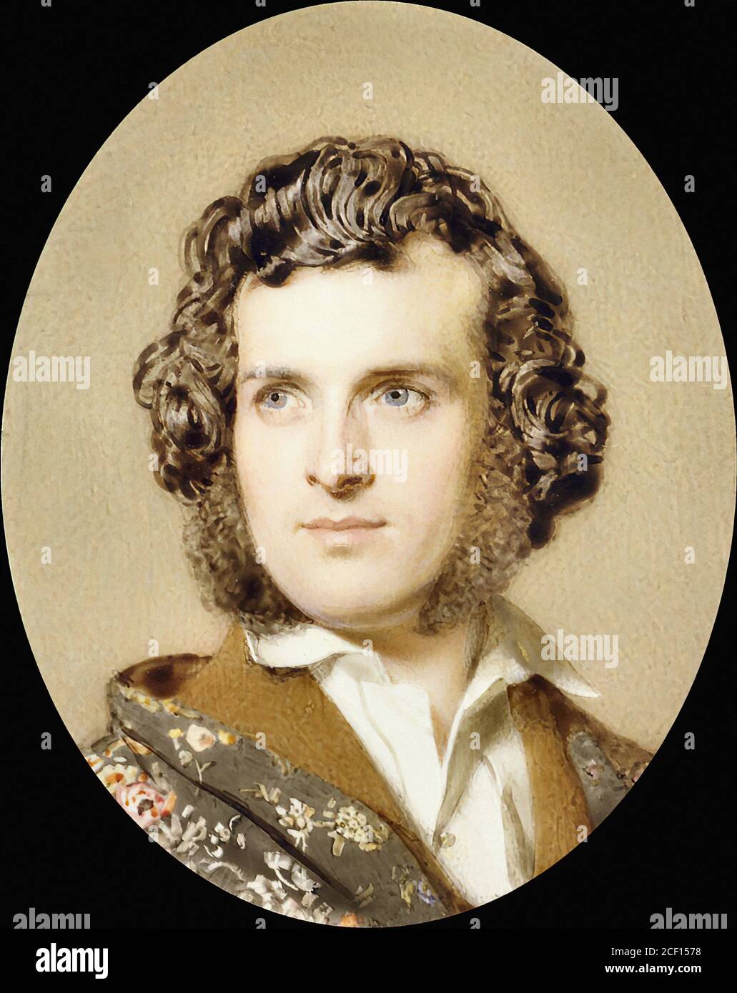 Faed John - Self Portrait 1 - British School - 19th Century Stock Photo ...