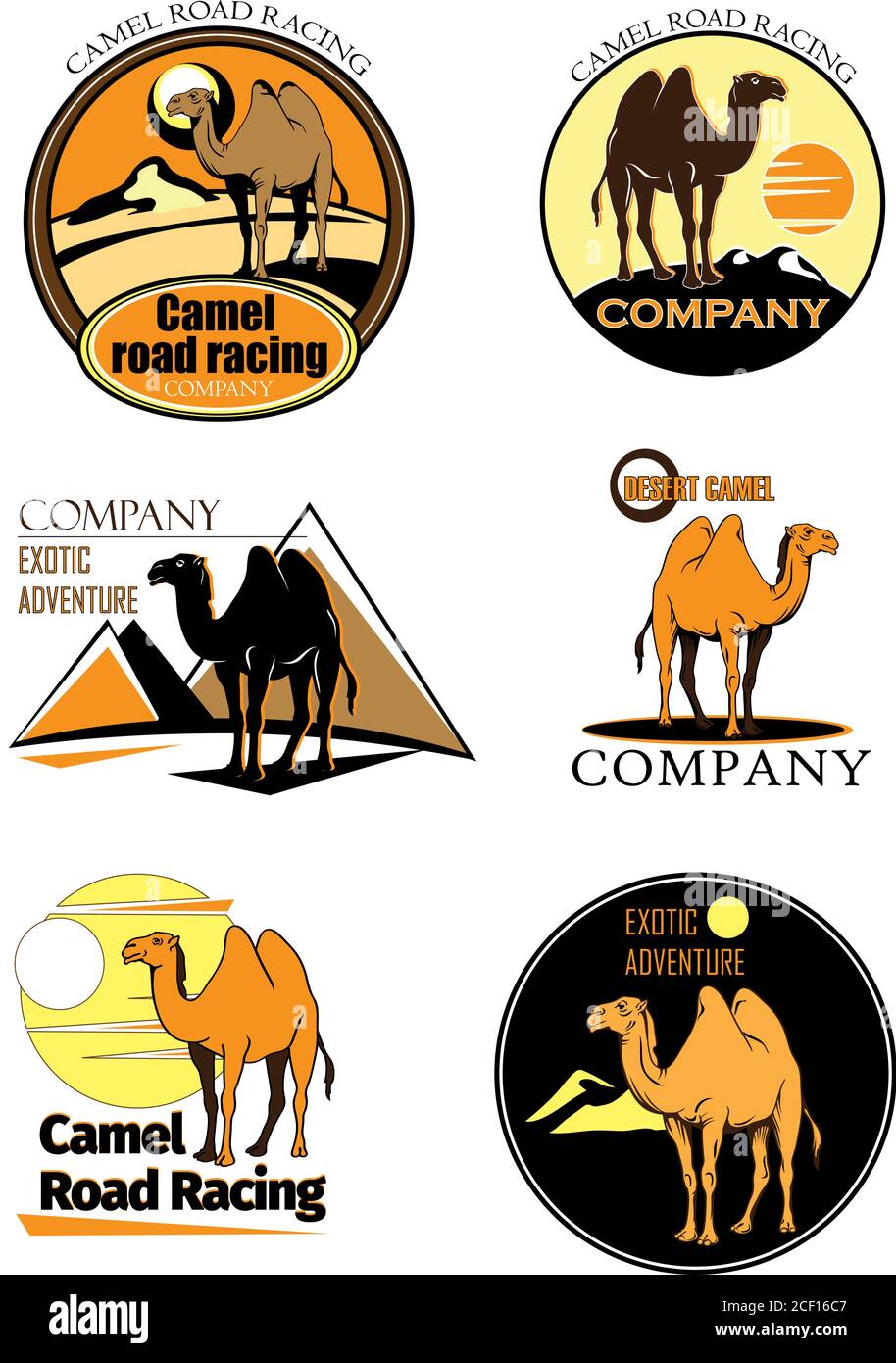 Camel, emblem, tourism, excursion, recreation, trip, sand, white ...