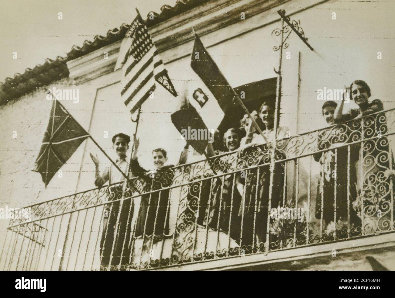 Flags world war two allies hi-res stock photography and images - Alamy