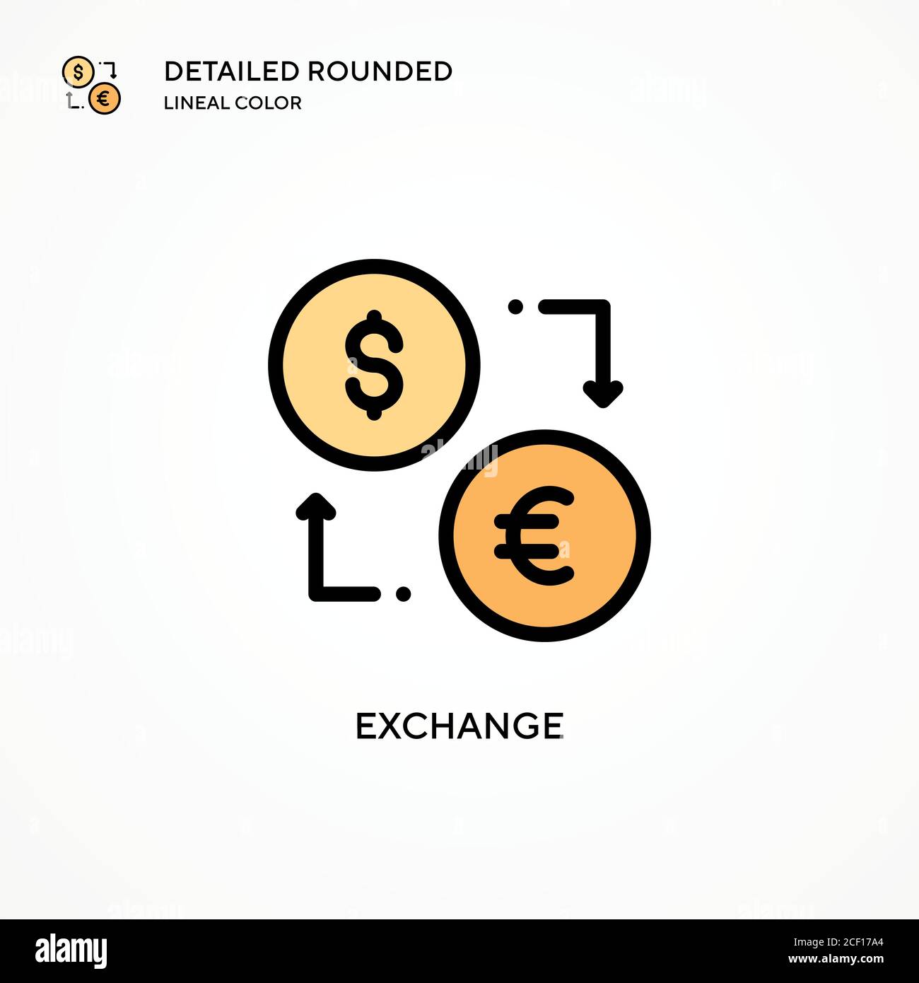 Exchange vector icon. Modern vector illustration concepts. Easy to edit ...