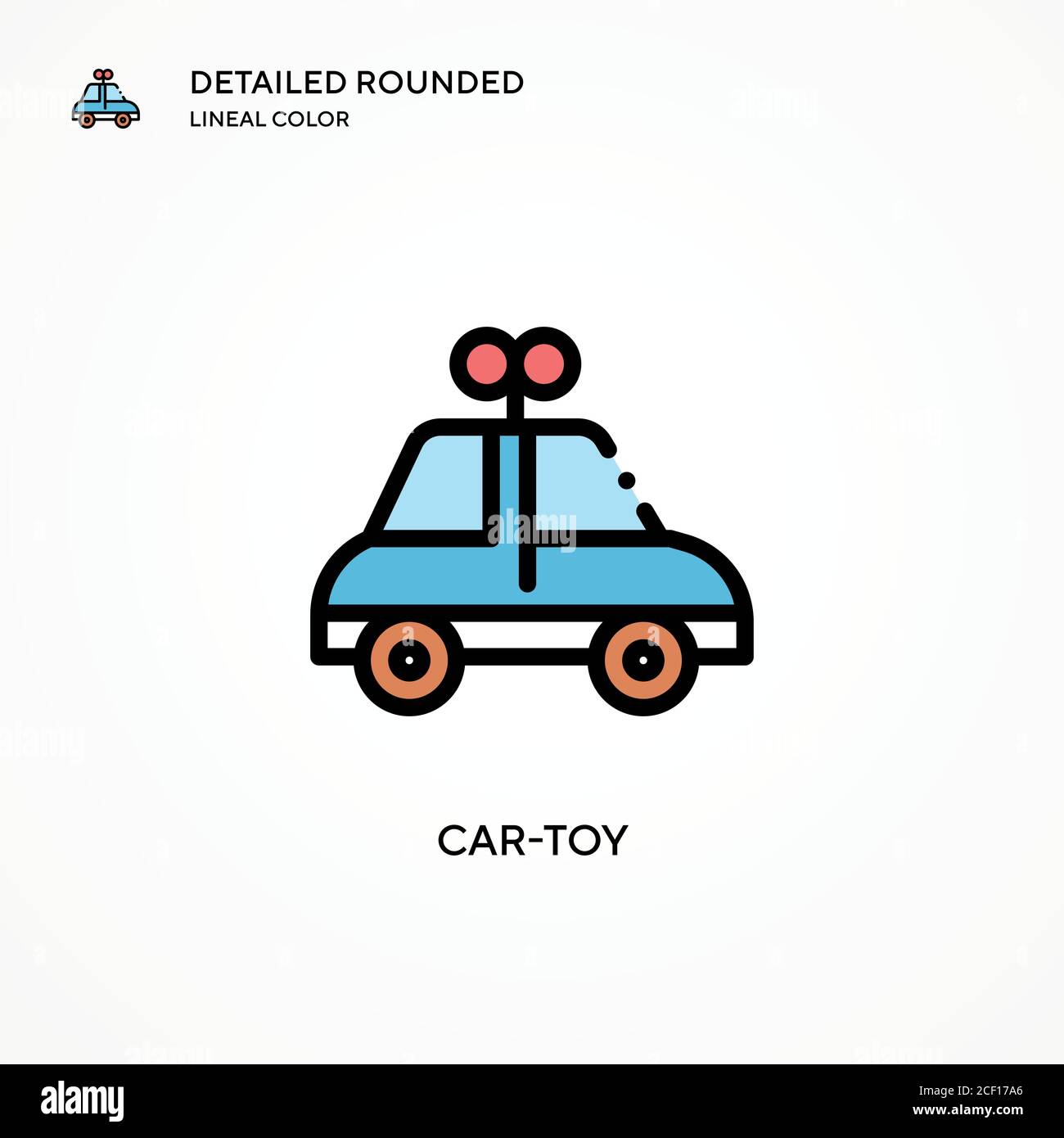 Car-toy vector icon. Modern vector illustration concepts. Easy to edit ...