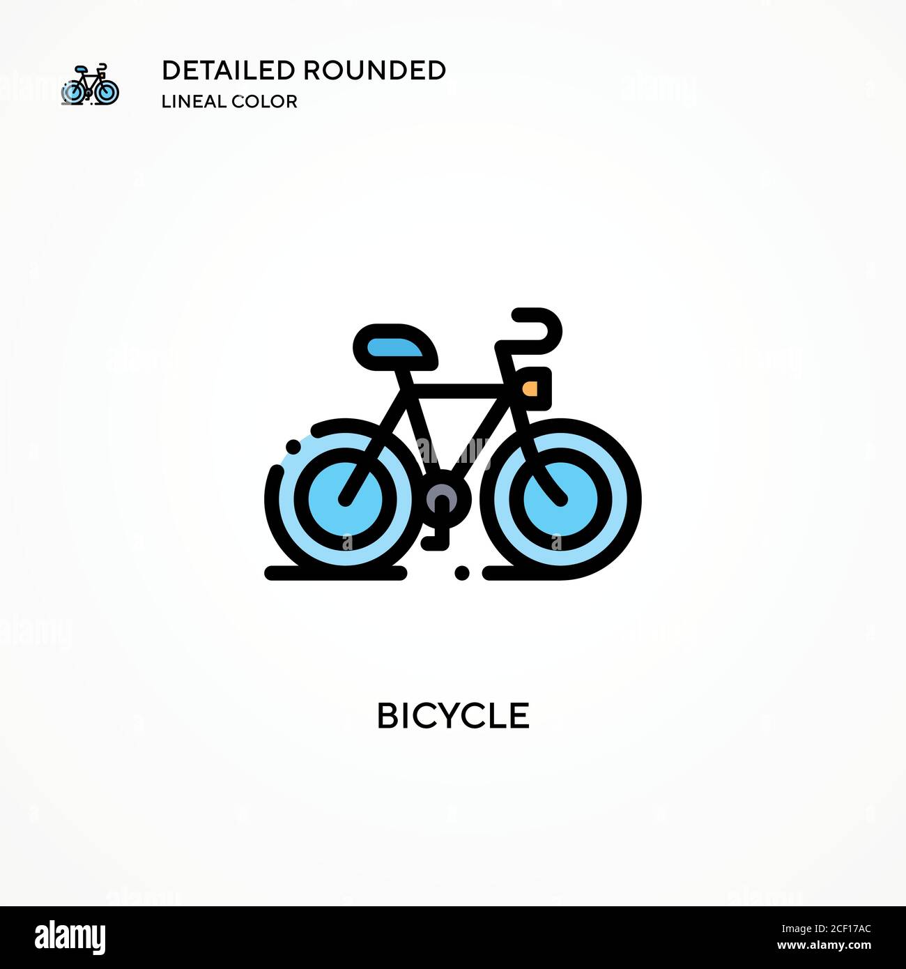 Bicycle vector icon. Modern vector illustration concepts. Easy to edit ...