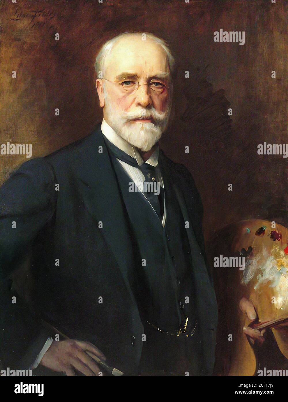 Fildes Sir Samuel Luke - Self Portrait 2 - British School - 19th ...