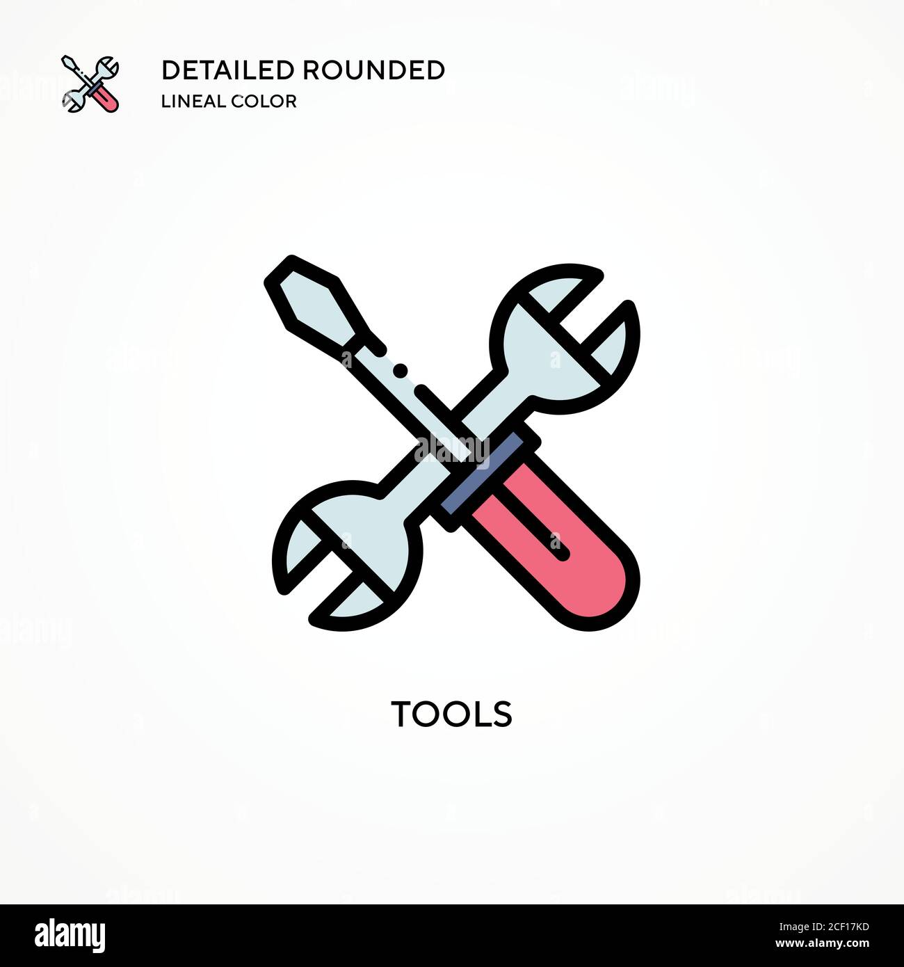 Tools vector icon. Modern vector illustration concepts. Easy to edit ...