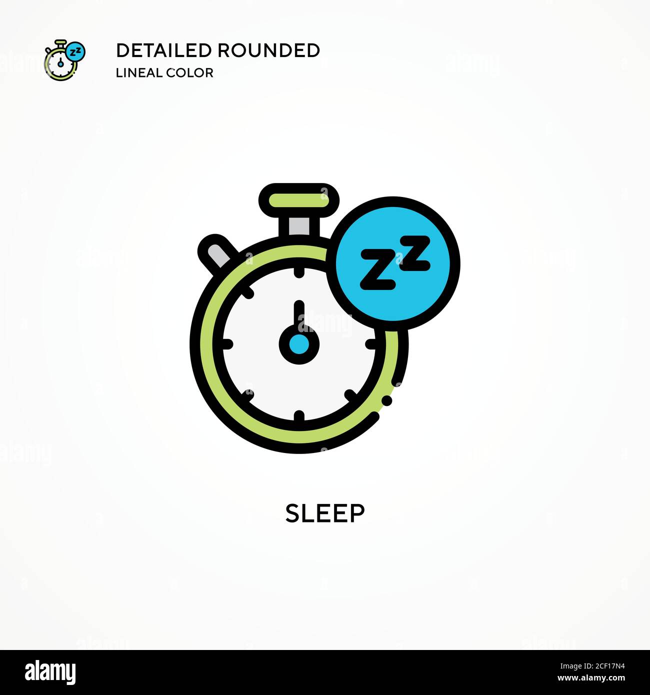 Sleep vector icon. Modern vector illustration concepts. Easy to edit ...