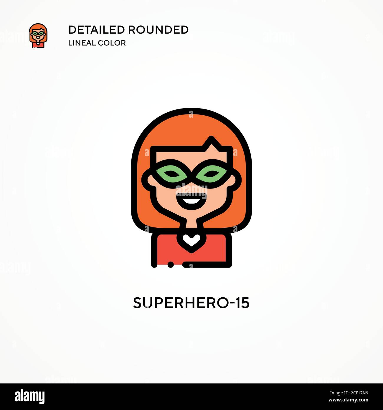 Superhero-15 vector icon. Modern vector illustration concepts. Easy to ...