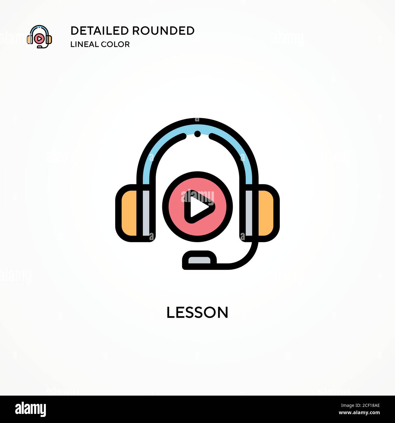 Lesson vector icon. Modern vector illustration concepts. Easy to edit ...