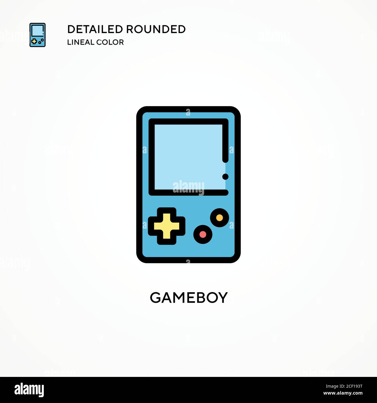 Gameboy vector icon. Modern vector illustration concepts. Easy to edit ...