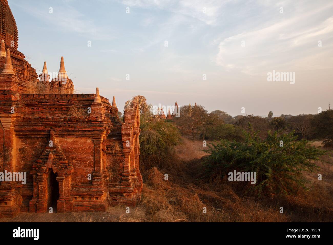 Amazing shot of an antique building in Old Bagan, Myanmar Stock Photo ...