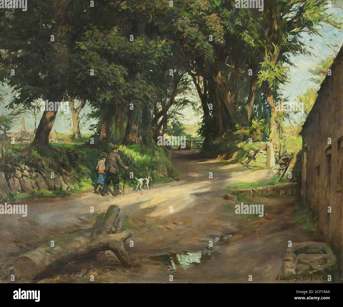 Forbes Stanhope Alexander - Fading Leaf and Fallen Tree - British ...