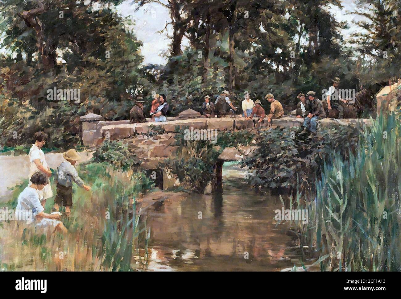 Forbes Stanhope Alexander - Relubbus Bridge 2 - British School - 19th ...