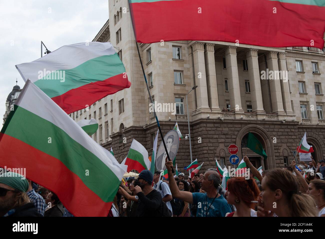 Sofia, Bulgaria. September 2nd 2020 Bulgarian anti-government ...