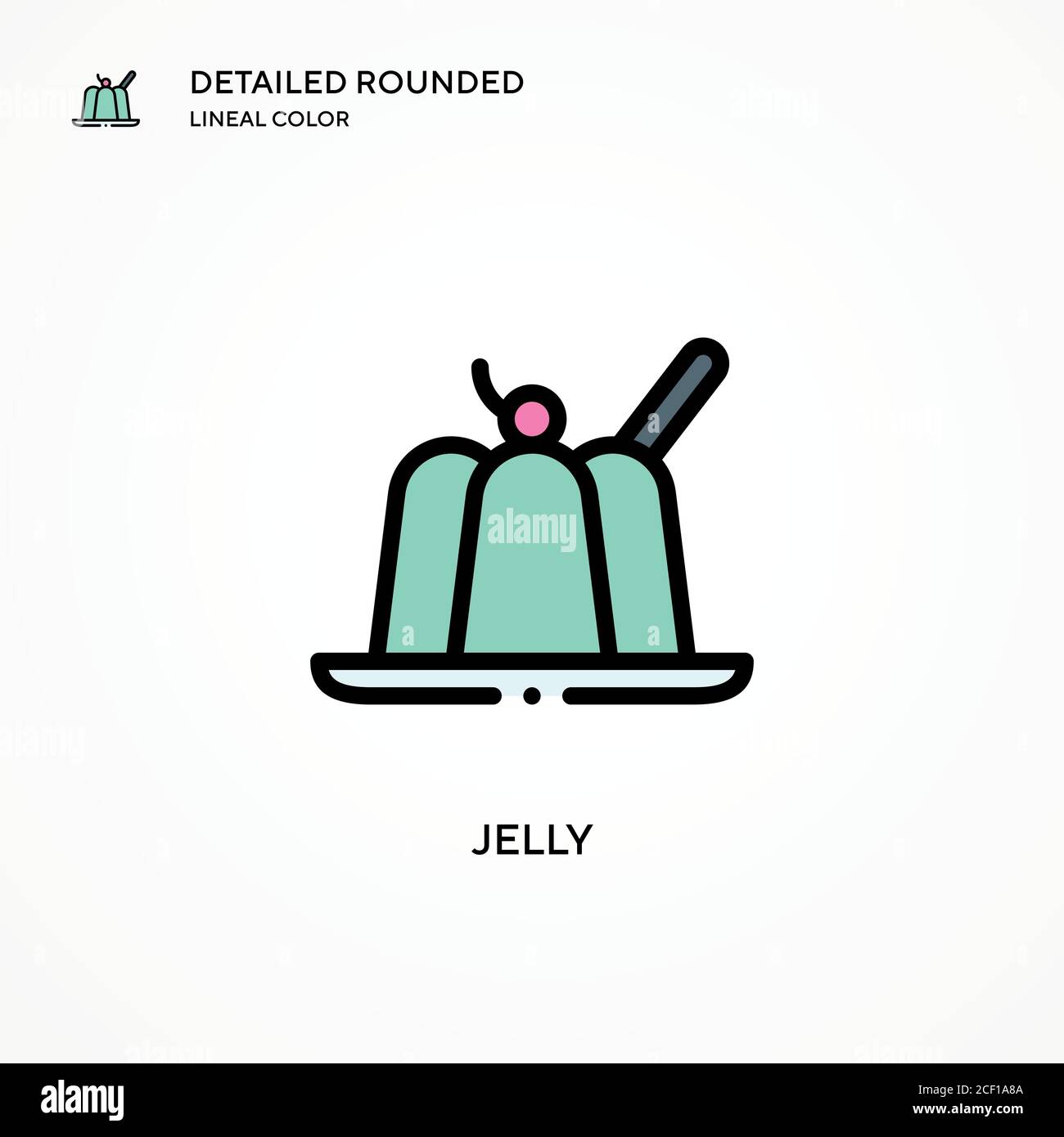 Jelly vector icon. Modern vector illustration concepts. Easy to edit ...