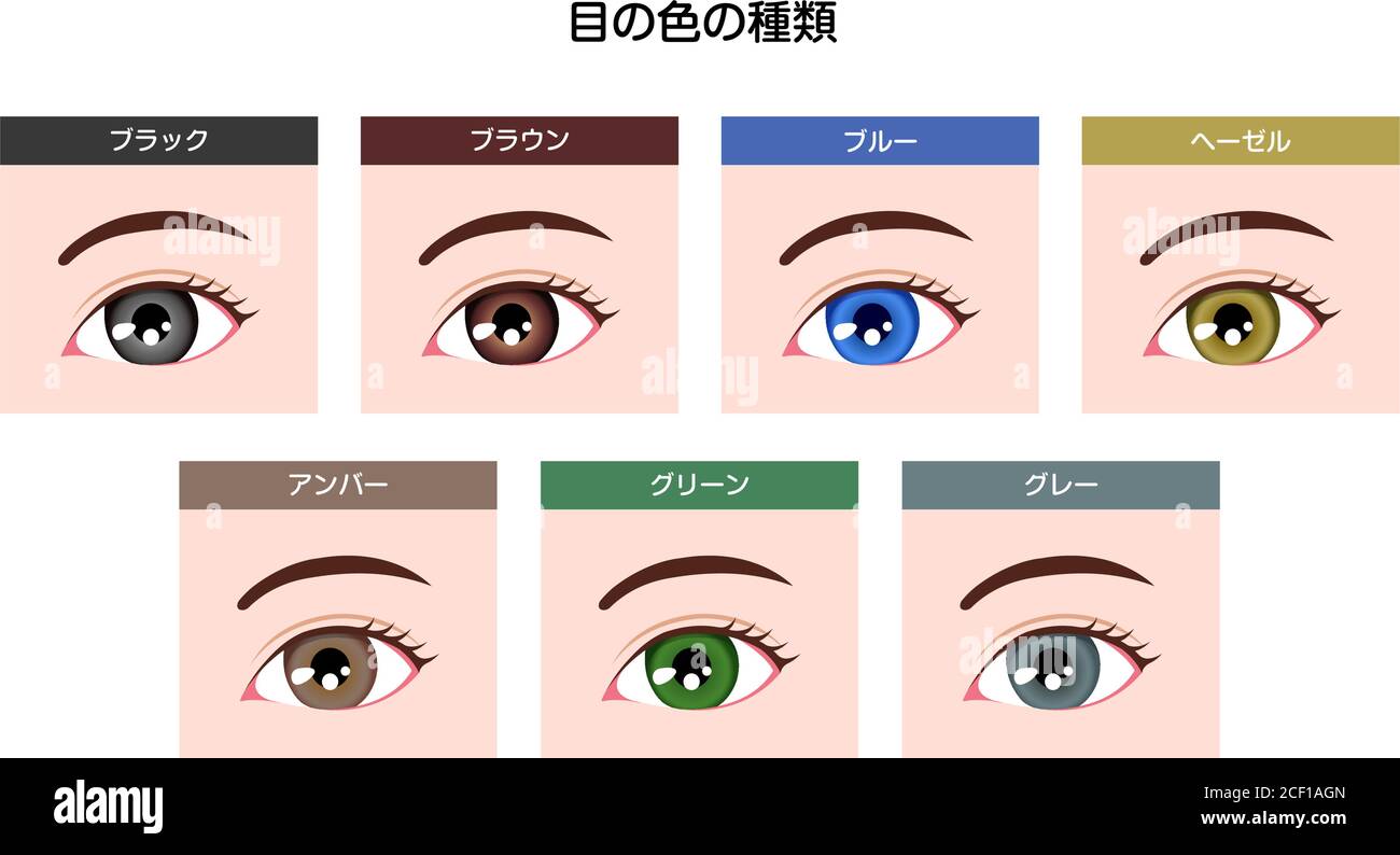 Types Of Eyes Color