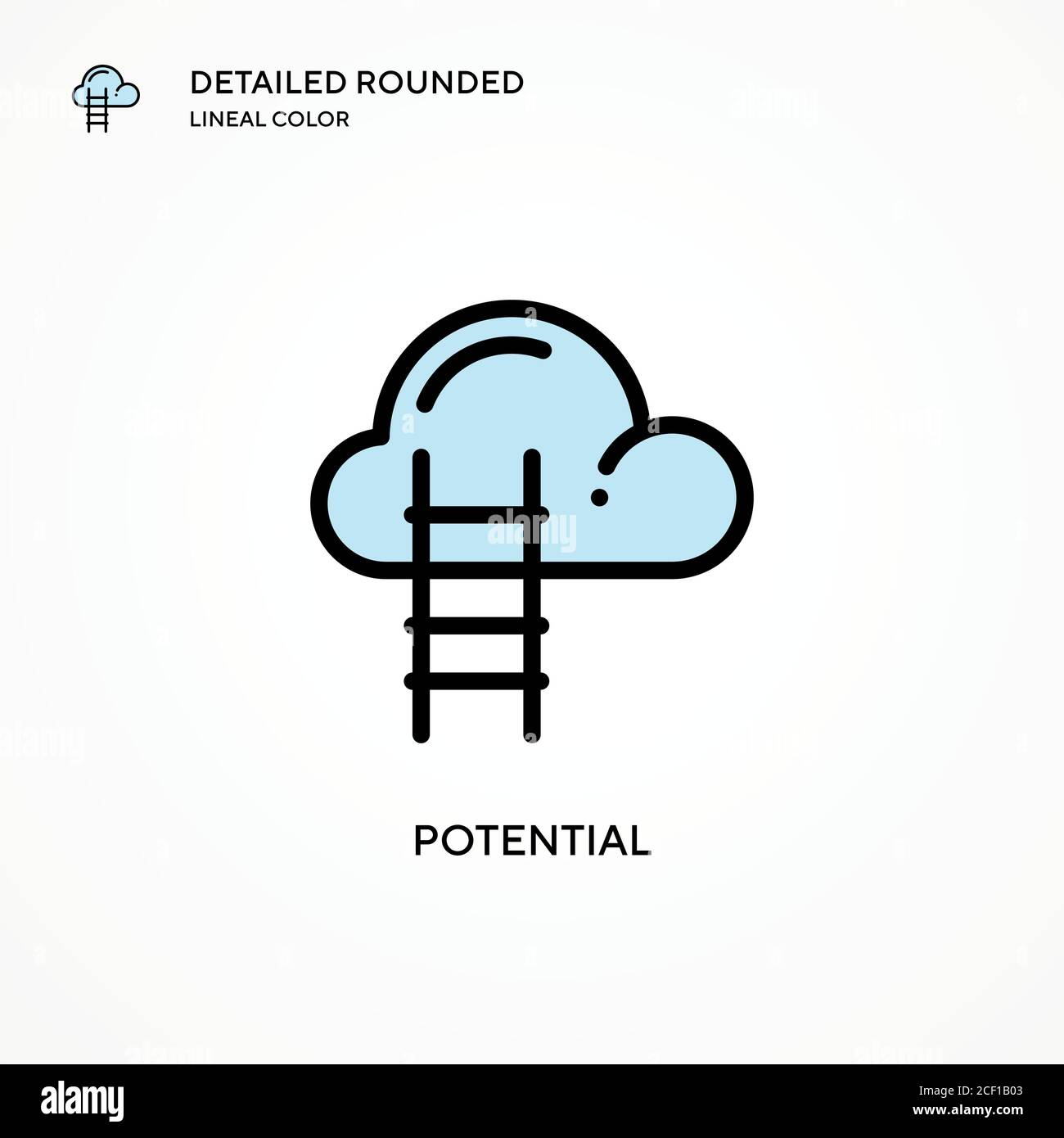 Potential vector icon. Modern vector illustration concepts. Easy to ...